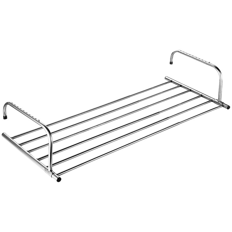 Stainless Steel Window Small Drying Rack Window Sill Folding Telescopic ...