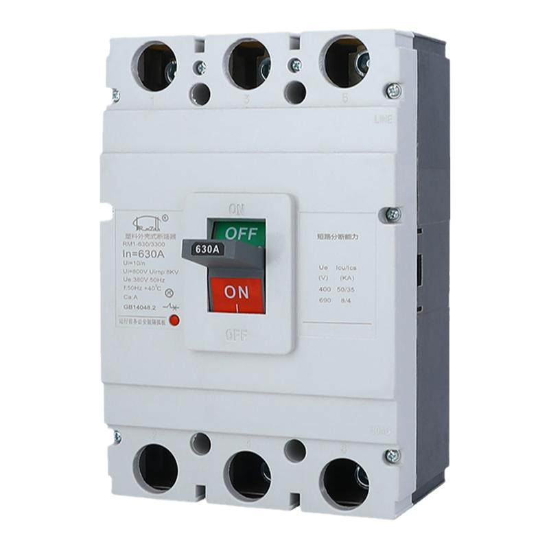 Plastic Case Leakage Circuit Breaker RM1-250/4300 3P/4P Changshu Switch 50A~630A Three-Phase ...