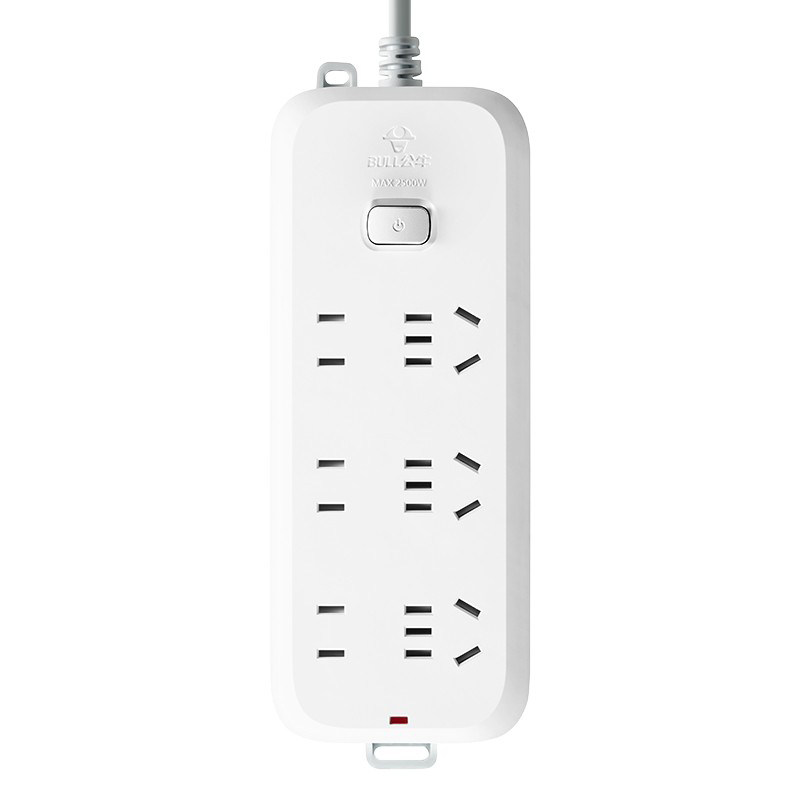 Bull Power Strip Surge Protector - Multi-Socket Extension Cord