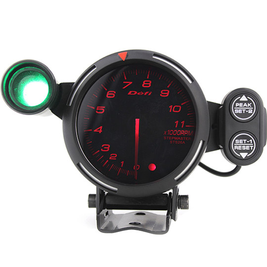 Car Tachometer Modified Universal Pointer Type 12V Instrument with Alarm Shift Prompt Dedicated ...