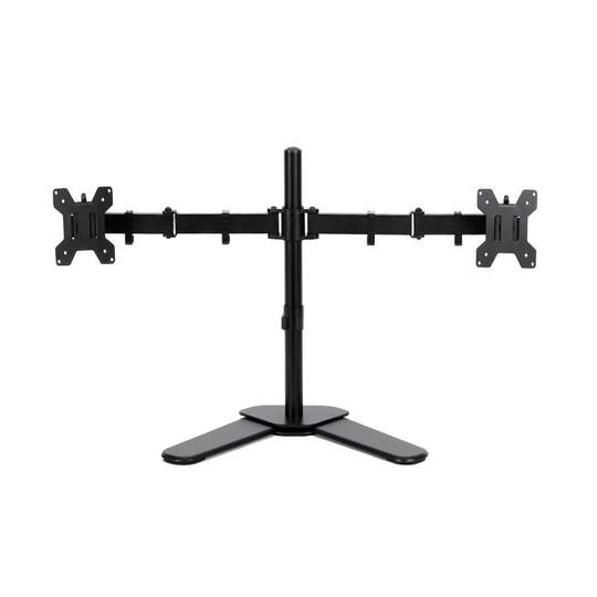 Simple Dual Screen Computer Display Bracket Arm Rotation Lift Shelf