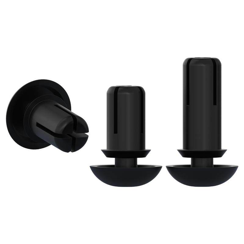 Black Nylon Rivet R-Shaped/Type PC Board Rivet | Plastic Buckle Plastic ...