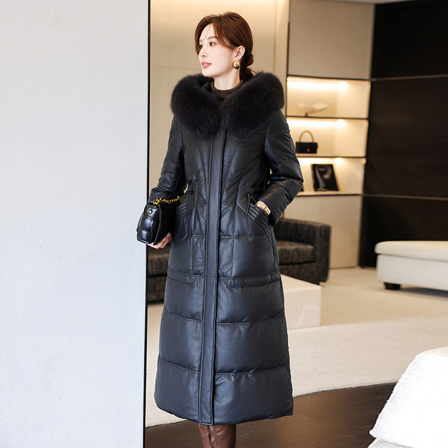 Haining leather down jacket cotton leather sheepskin 2024 winter new ...