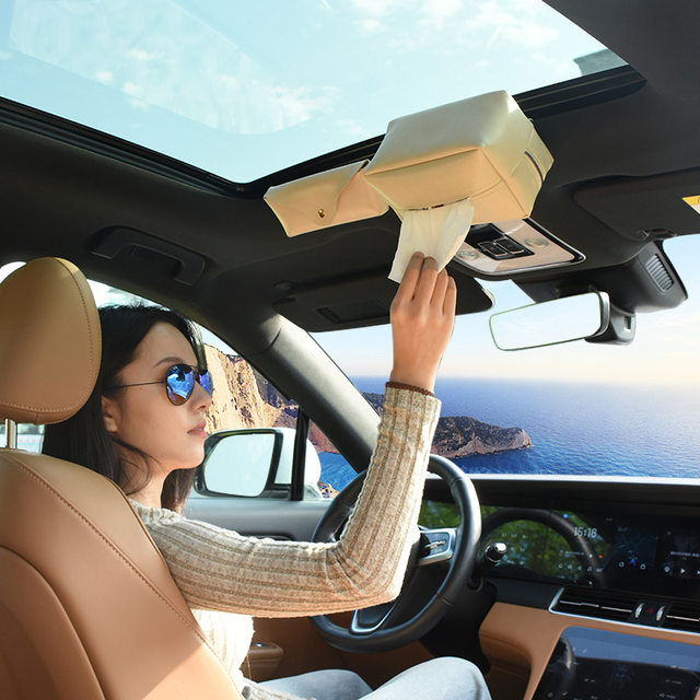 Car panoramic sky window tissue box suitable for ideal One/L9/L8/L7 car ...
