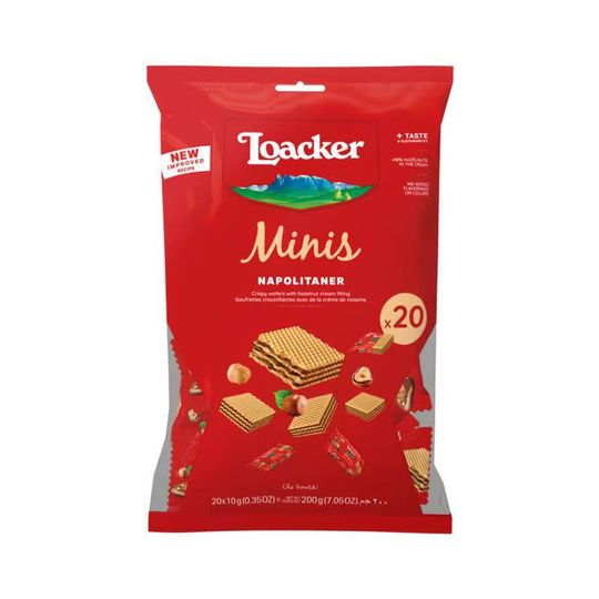 Laijia loacker mini biscuits gaufrés mélangés 200 g collations du ...