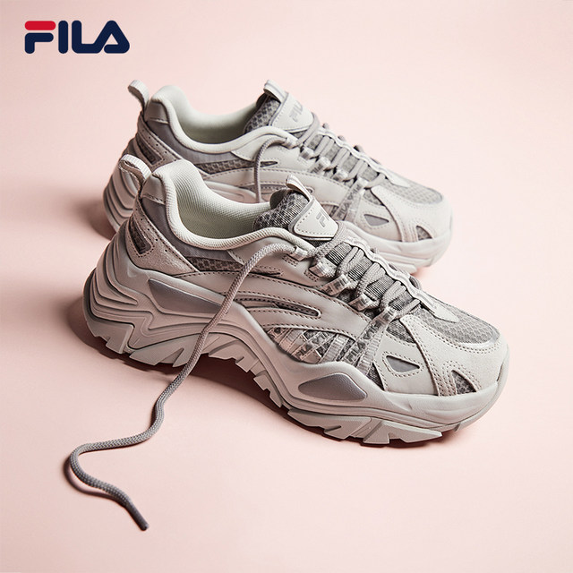FILA official fish bone 2 generation dad shoes women's shoes thick sole ...