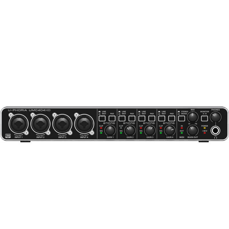 Behringer UMC404HD Audio Interface USB Sound Card