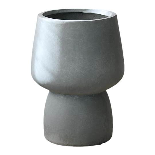 Nordic Simple Magnesium Mud Tall Flowerpot - Personalized High-Foot ...