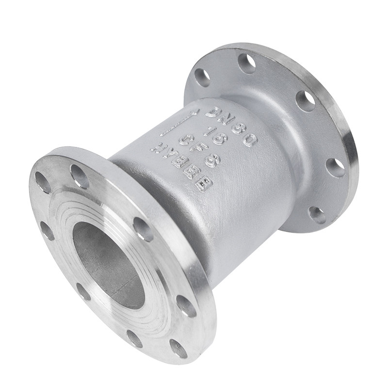 不锈钢立式止回阀H42W 16P 304法兰单项止回阀门DN50 DN100 DN200