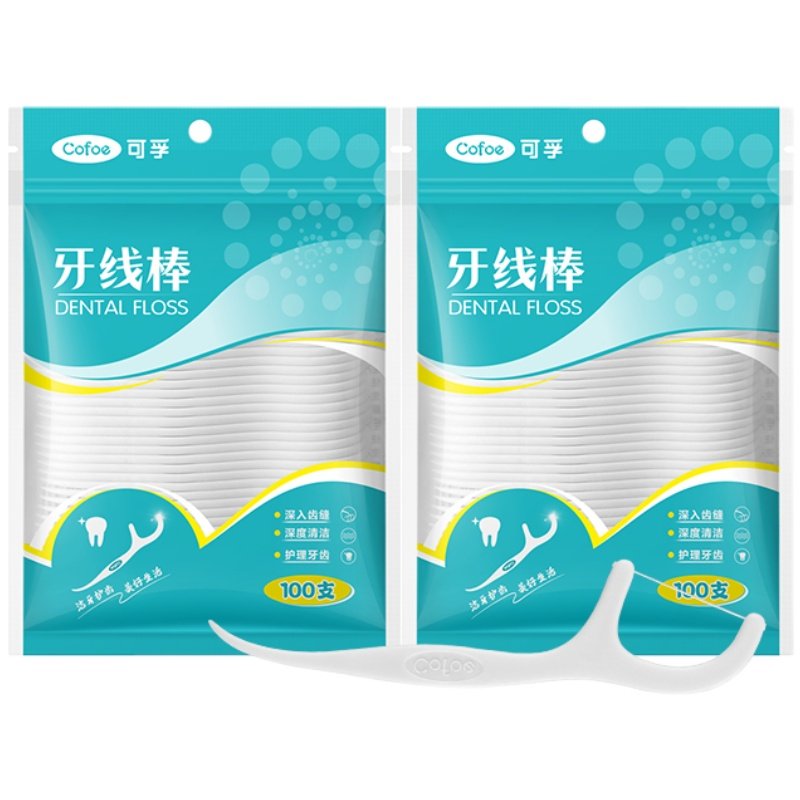 Corfu Ultra-Fine Dental Floss Picks - Disposable Toothpicks for Oral ...