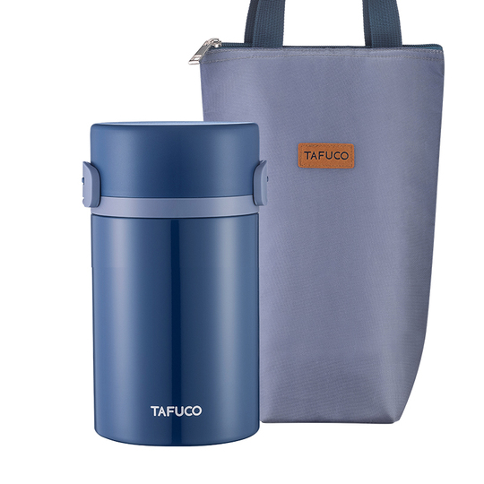 Tafuco 일본 스테인리스 스틸 보온 도시락통 - 1.3L