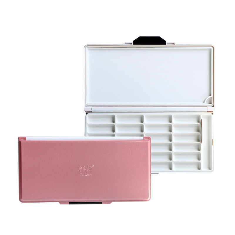 [USD 23.56] Rubens Watercolor Moisturizing Pigment Box 24 Grid ...