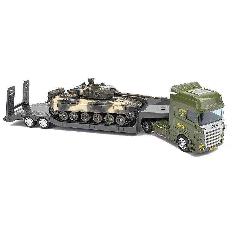 Kawei Missile Tank Transporter Toy - Plastic Military Vehicle Model