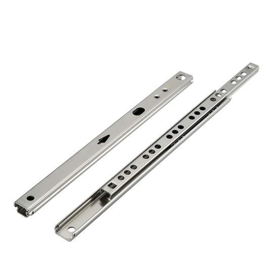 17" Wide Computer Desk Drawer Slide Keyboard Track Two Sections Non ...