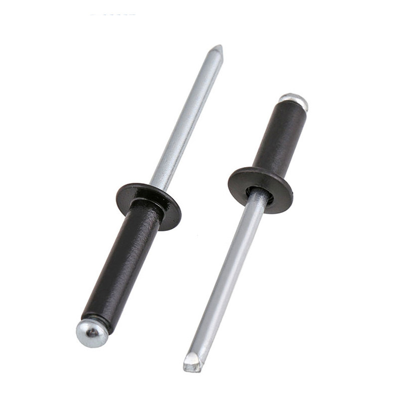 Black Round Head Blind Rivets Open Type Aluminum Rivets