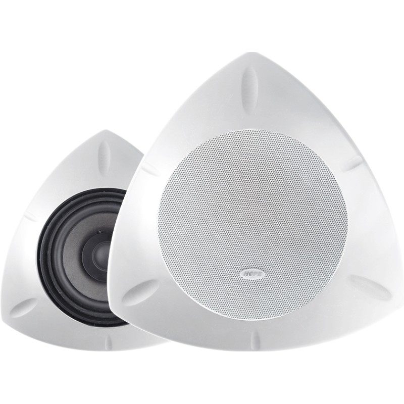 Hope/Yearning for 720 Triangular Wall-Mounted Speaker Pair with Arc Design