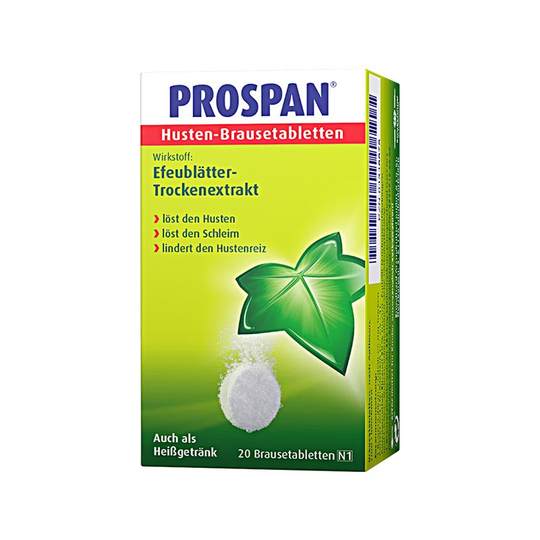 Prospan german green leaf effervescent tablet - pereda batuk & dahak ...