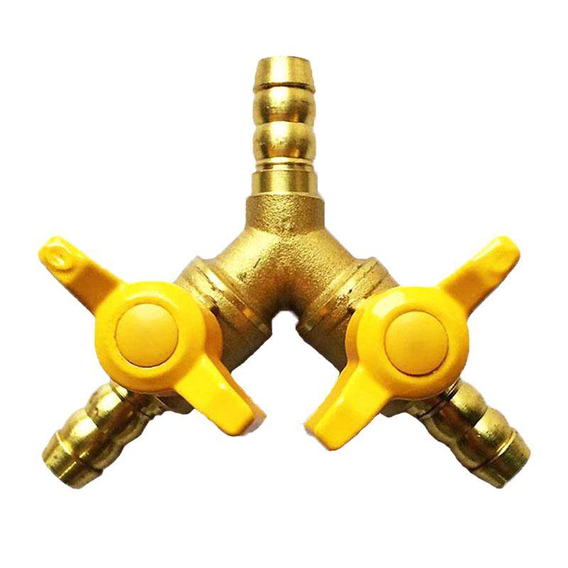 4-Point Three-Way Y-Type Gas Valve for Gas Pipe Shunt Switch, Liquefied ...