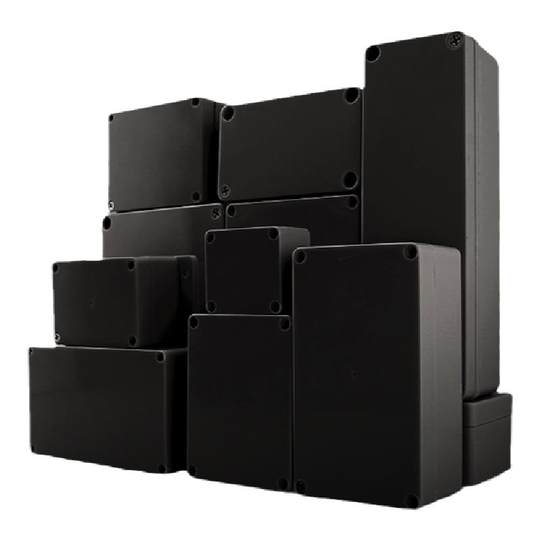 Black Waterproof Junction Box F Series IP67 with Terminal - Outdoor ...