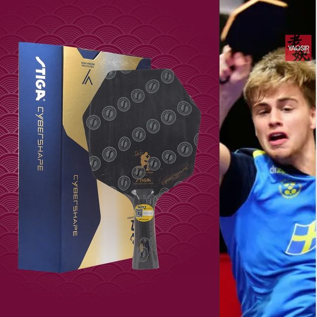 STIGA hexagonal table tennis blade Cyber 6 built-in carbon CWT pure ...