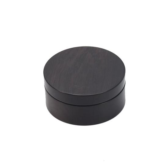 Cuimuji Houten Ronde Doos - Kleine Mahonie Opbergdoos voor Inkt ...