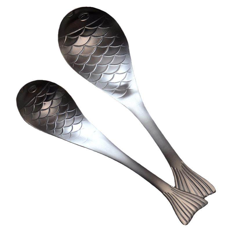 Simulated mermaid spoon - Exported to Europe - Food grade 304 stainless ...
