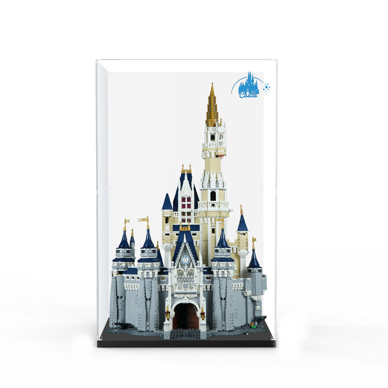 Pop Bricks LEGO Disney Castle 71040 Display Case - Transparent Acrylic
