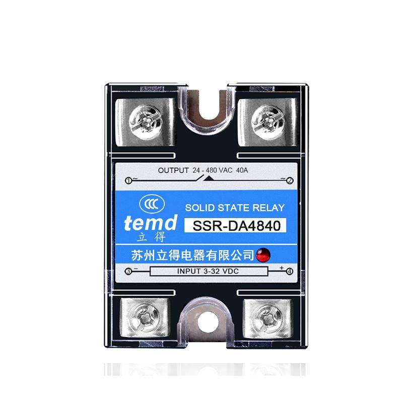 Lide 40A Solid State Relay 24V DC Control AC SSR-40DA Small Single ...