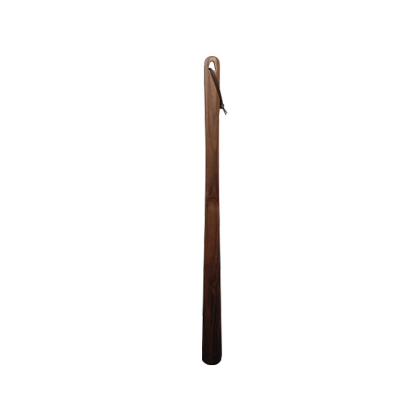 Solid Wood Long Handle Shoe Pick | Black Walnut Shoehorn | Household ...
