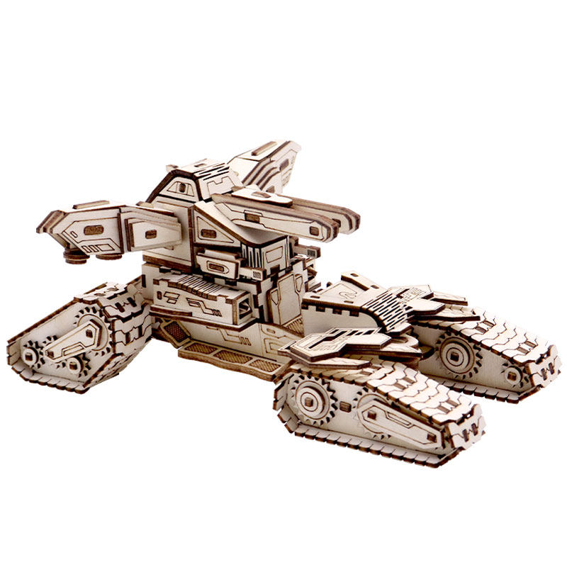 Angel Tank Wooden Military Assembly Model 3D Three-Dimensional Puzzle ...