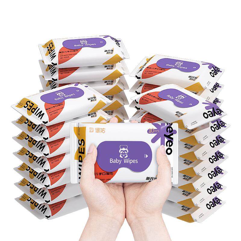 Deeyeo Baby Wet Wipes - Portable Pack of 400