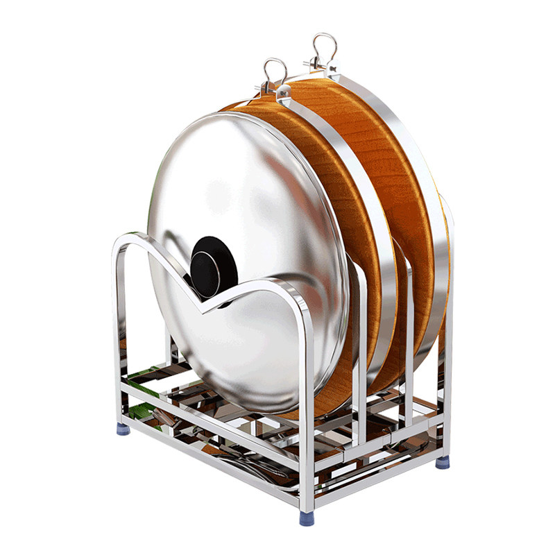 304 stainless steel cutting board cutting board storage rack pot lid ...