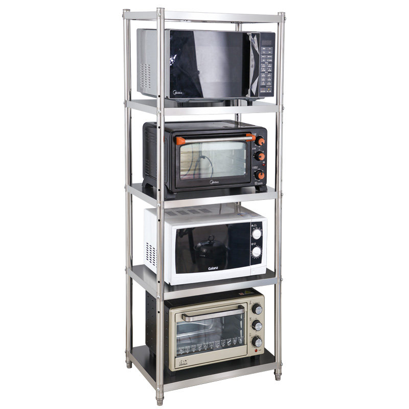 304 Stainless Steel Kitchen Rack - Floor-to-Ceiling Storage for Pots ...