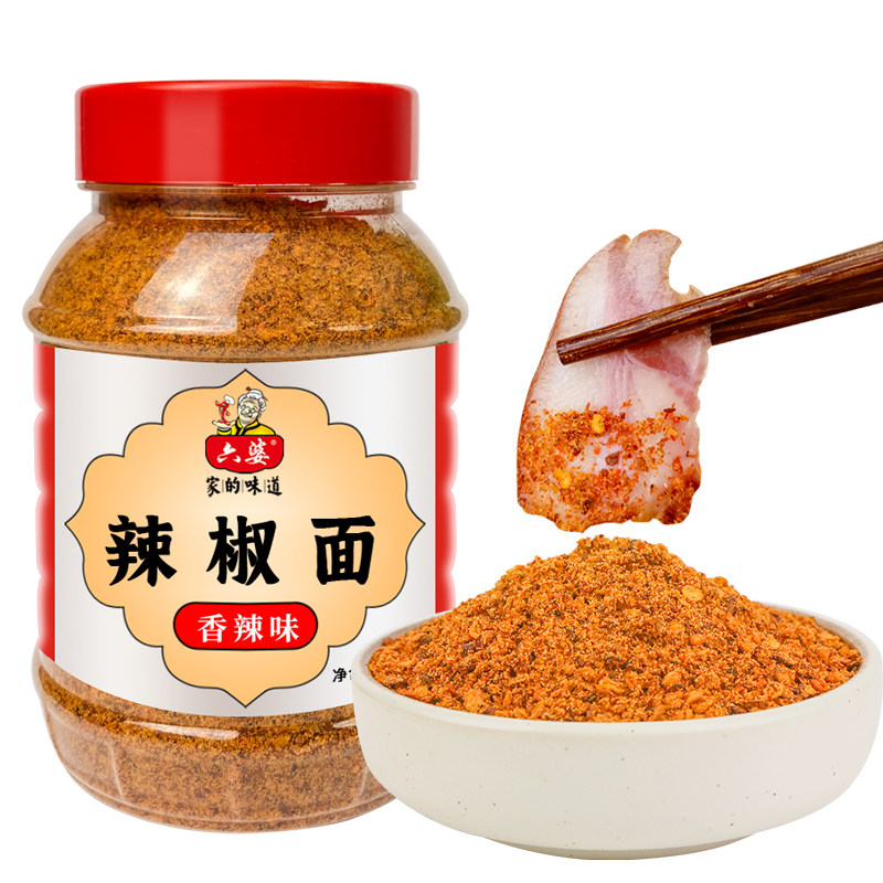 Liupo Dried Chili Flakes - 500g - Sichuan Spicy Seasoning