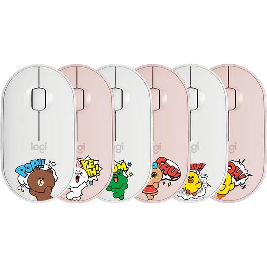 Logitech Pebble Wireless Mouse and K380 Bluetooth Keyboard Set - Mute ...