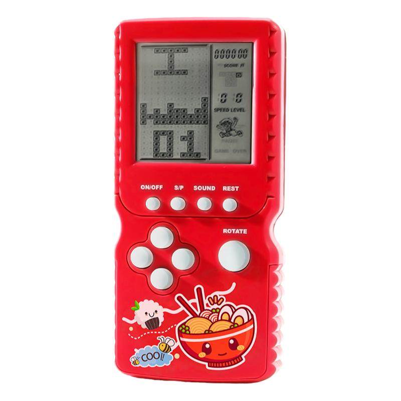 Tetris Handheld Game Console - Nostalgic Puzzle Toy for Kids