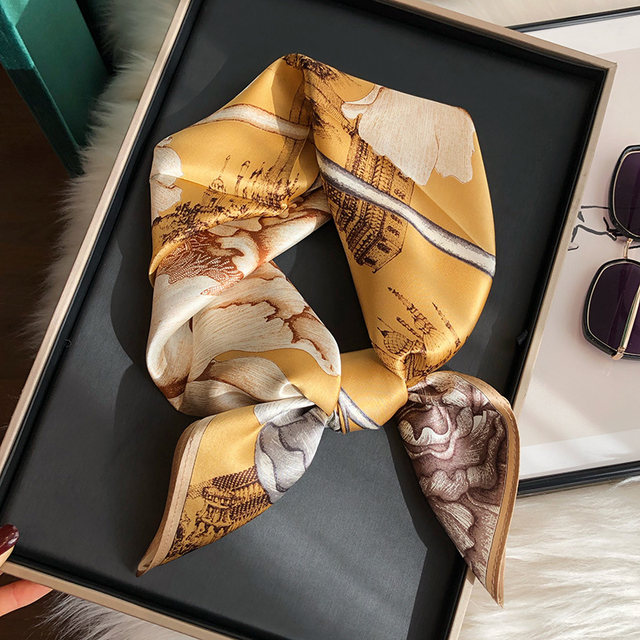 High -end gifts, silk scarves, Chinese scarf women versatile 100 ...