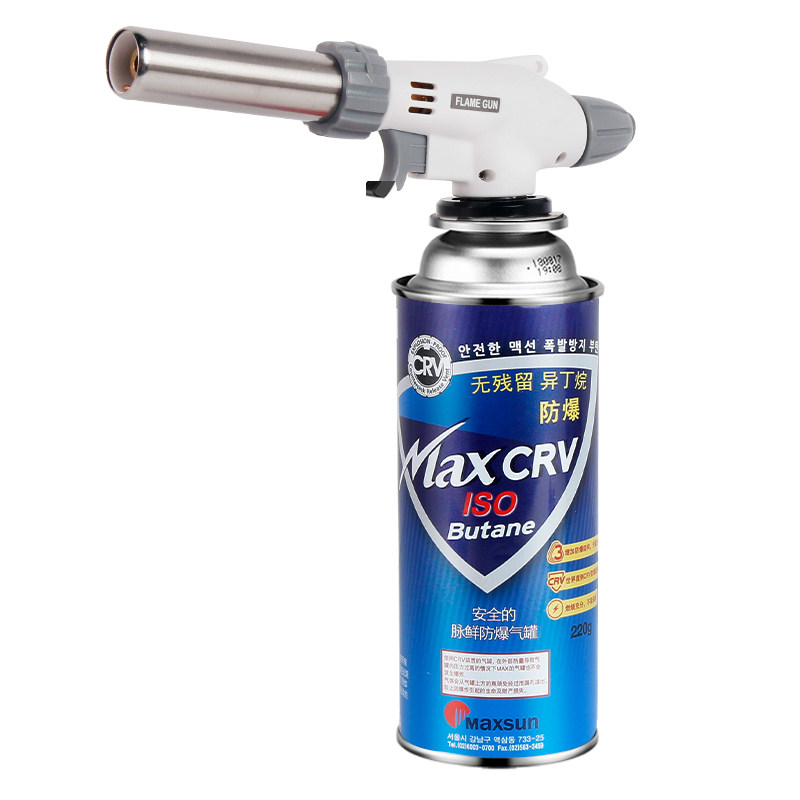 Nozel pistol semprot gas penyembur api untuk memasak dan menghanguskan ...