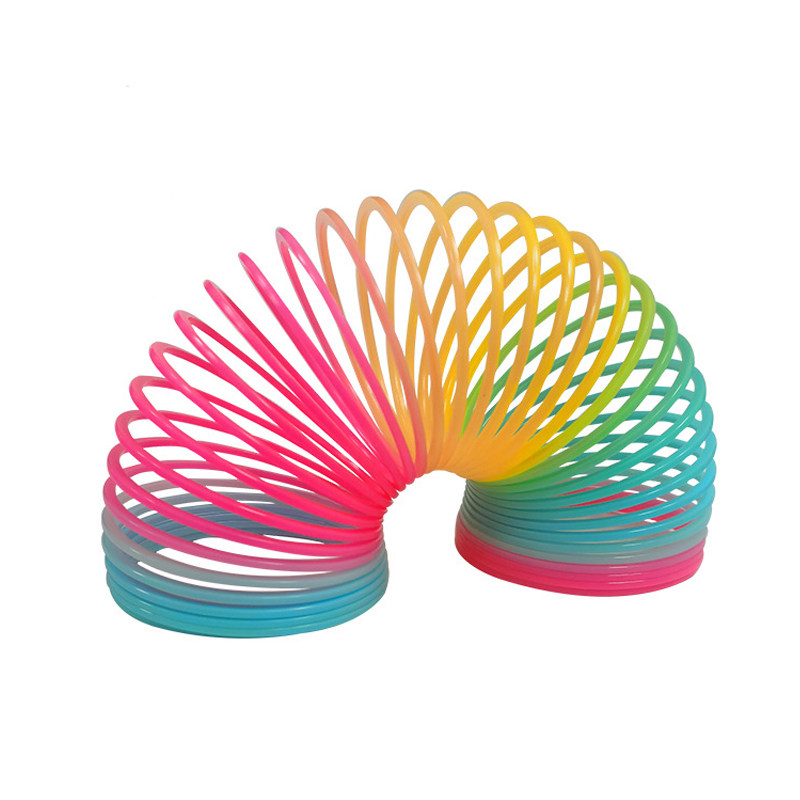 Peter Aido Rainbow Stacking Circle Toy - Educational Plastic Rings