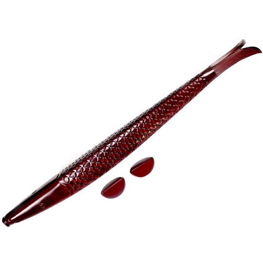 Solid Wood Arowana Wall Corner Protector for Living Room Decoration