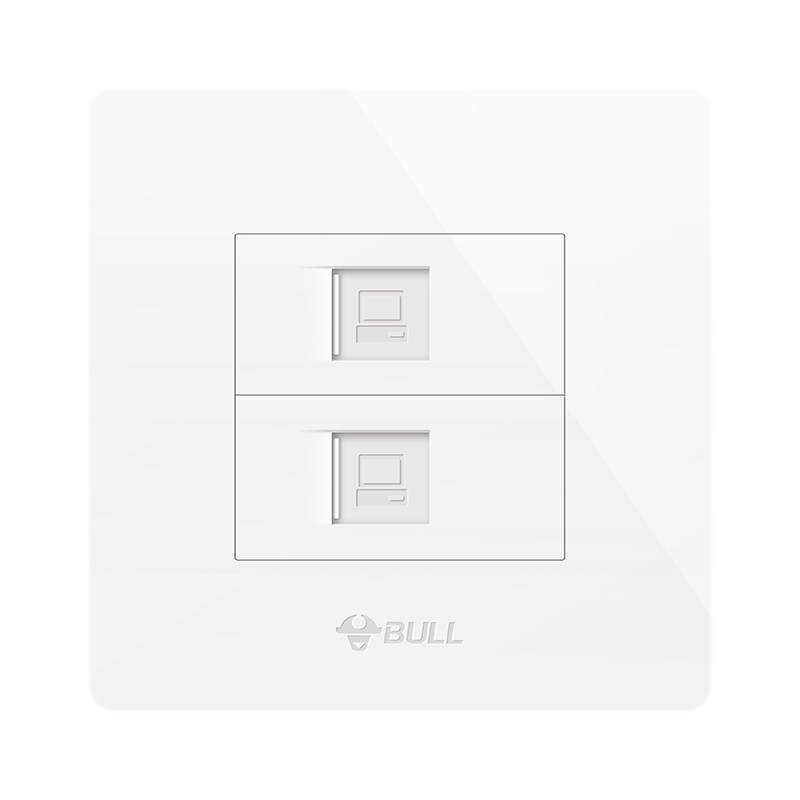 Bull Network Cable Socket Panel - Double-Port Single-Port Gigabit ...