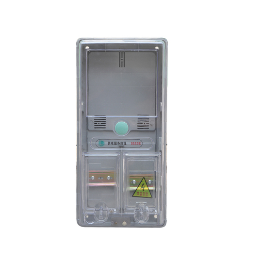 People's Power Transparent Plastic Meter Box - Single Phase - Waterproof