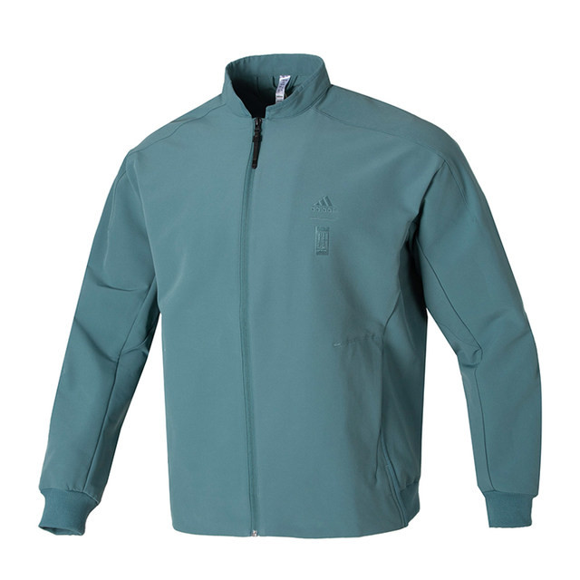 Adidas woven stand collar jacket men's new sportswear outdoor windproof ...