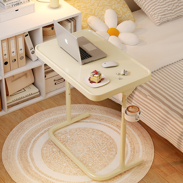 The bedside table can move the lifting laptop, the computer table ...