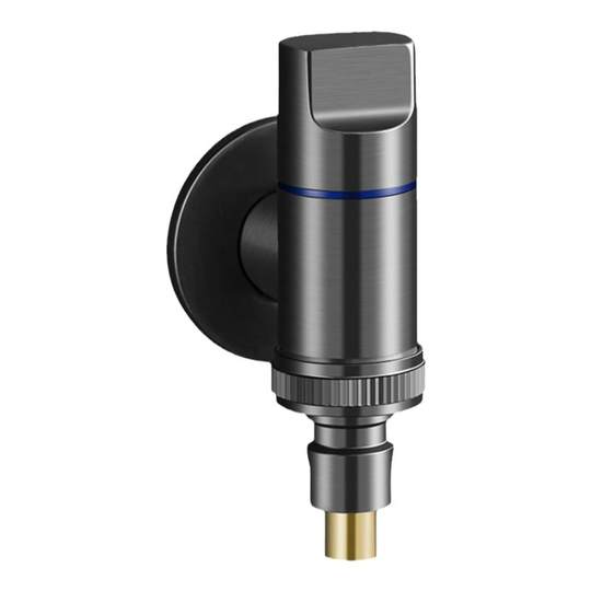 Langqi ミニ小スペース洗濯機の蛇口 - 完全な銅ベルトストップ