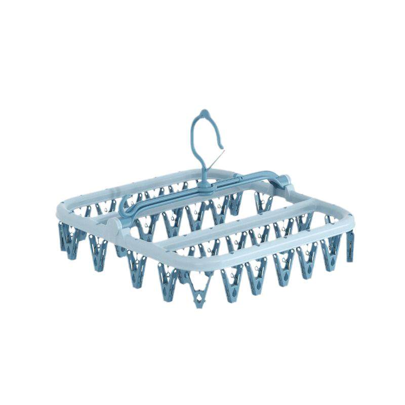Clothes Drying Rack with Multiple Clips for Balcony Drying - Home ...