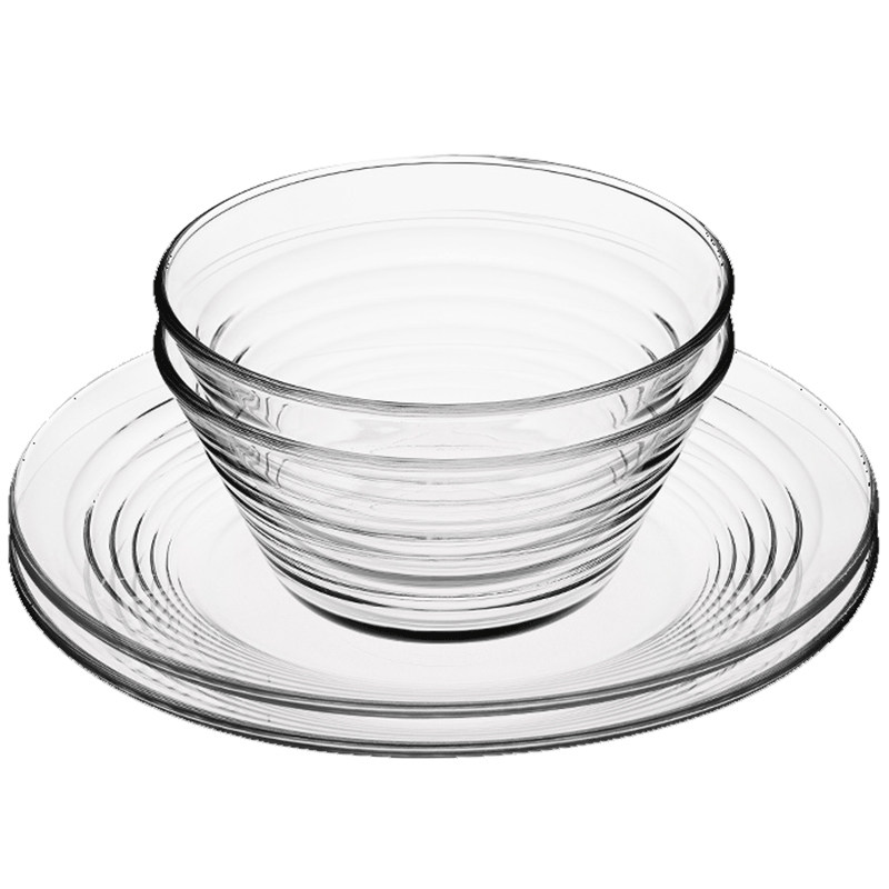 Glasslock Tempered Glass Plate - Heat-Resistant Dish