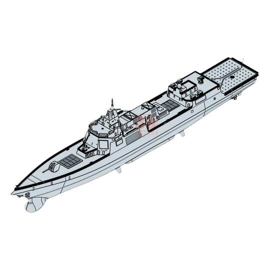 Trumpeter Assembled Ship Model Nanchang Type 055 Missile Destroyer