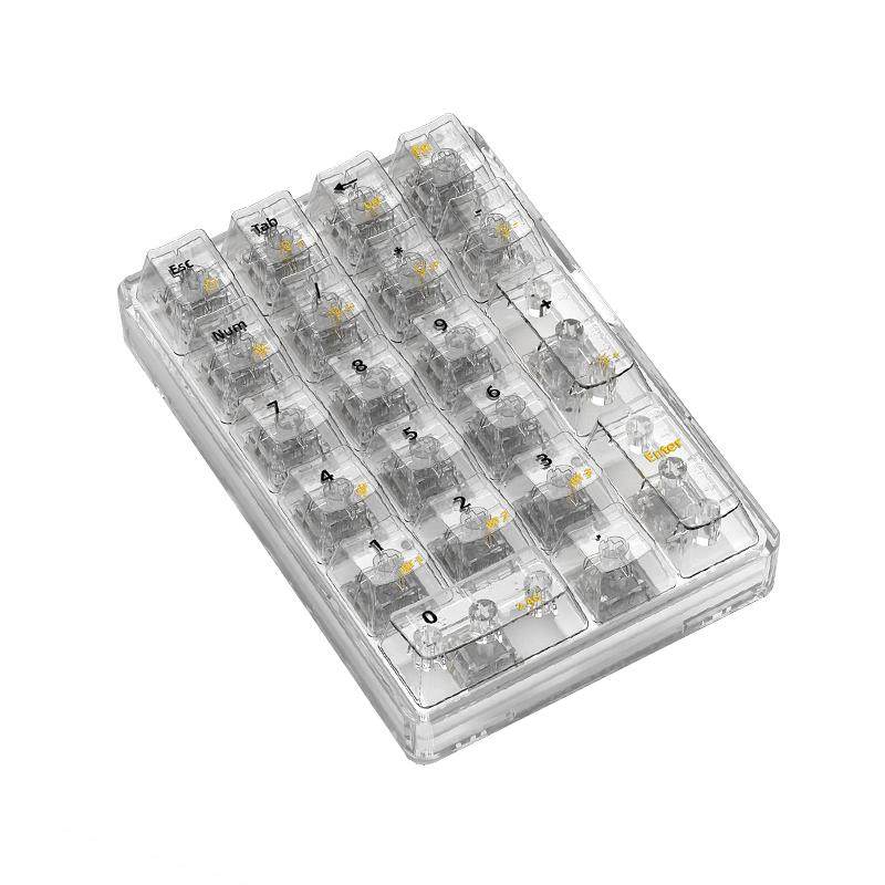 Clavier Mécanique Sans Fil Leobog K21 - Kit Transparent Personnalisable