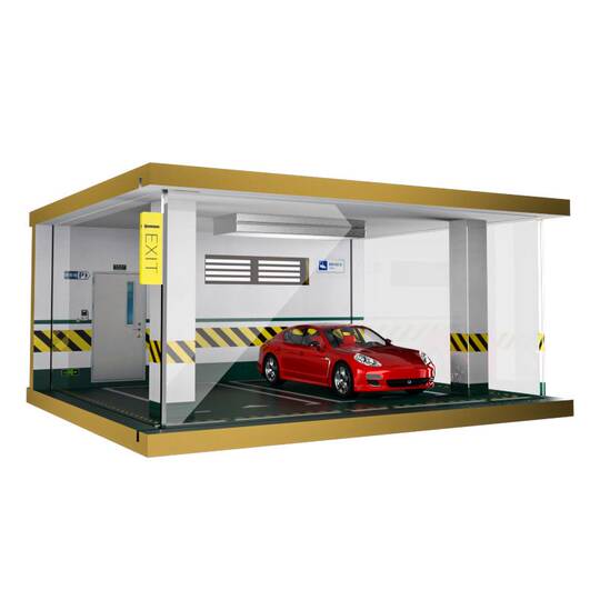 Modelo de garaje para coche 1/24 con caja de presentación acrílica y ...